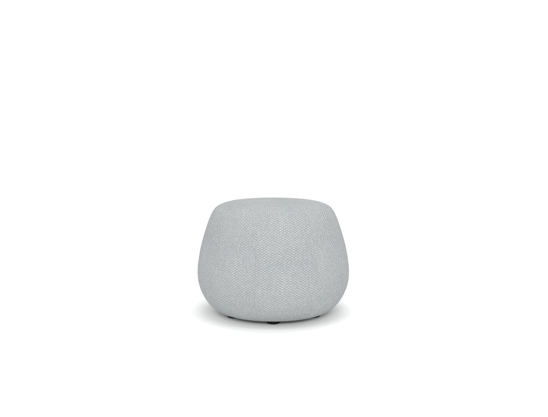 Light Grey Footstool - Akula Living